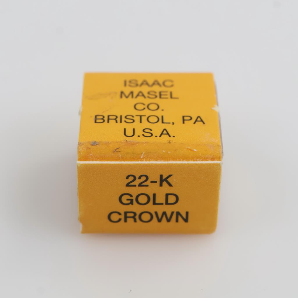 Isaac Masel Co. 22kt Gold Dental Crown | Property Room