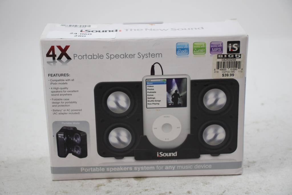ISound 4X Portable Speaker System | Property Room