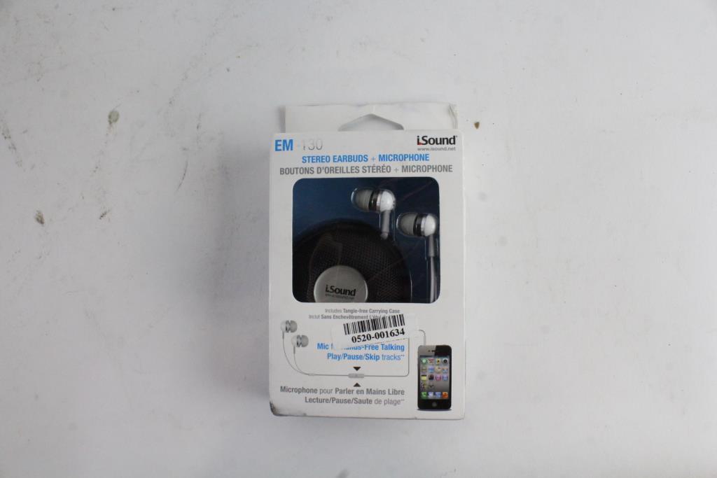 ISound Stereo Earbuds With Microphone | Property Room