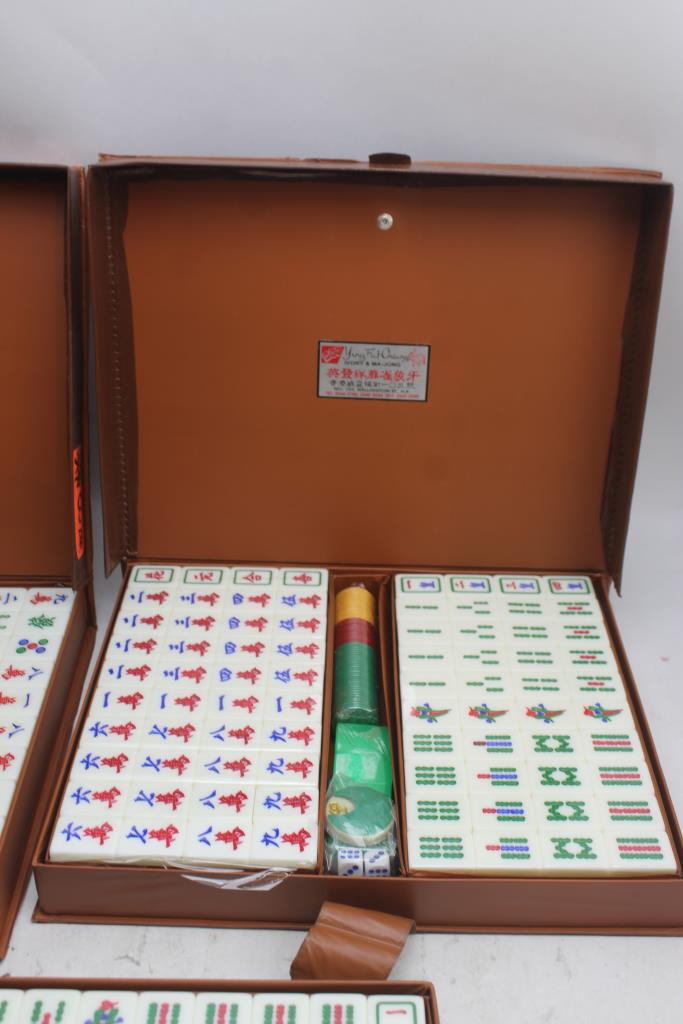 Ivory And Ma-jong Ying Fat Cheung Sets; 3 Pieces | Property Room