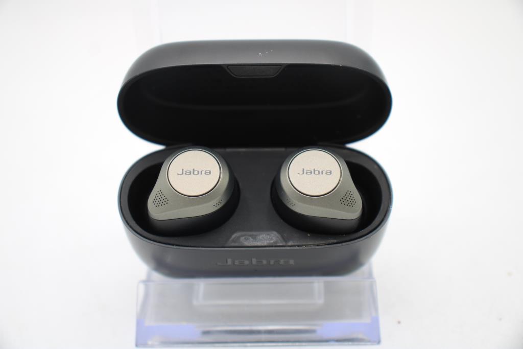 Jabra Bluetooth Wireless Earbuds With Charging Case | Property Room