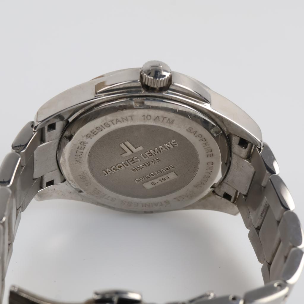 JacQues Lemans Stainless Steel Watch | Property Room