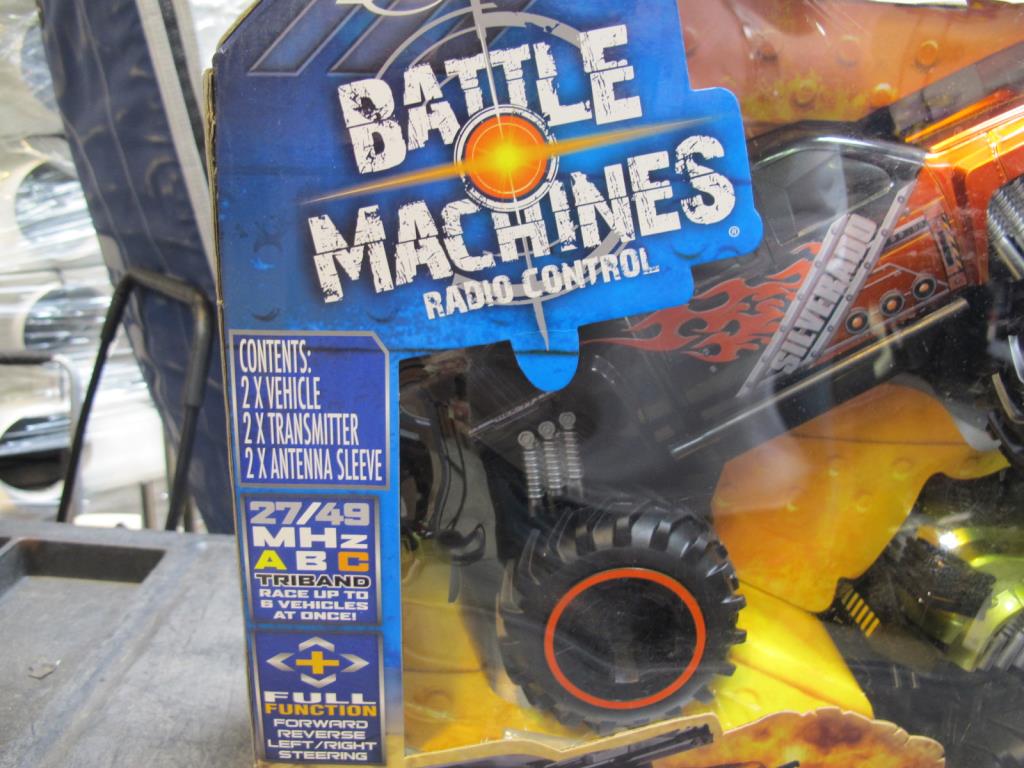 Jada Battle Machines Radio Control Laser Combat Tag R/C Set; '10 Chevy ...