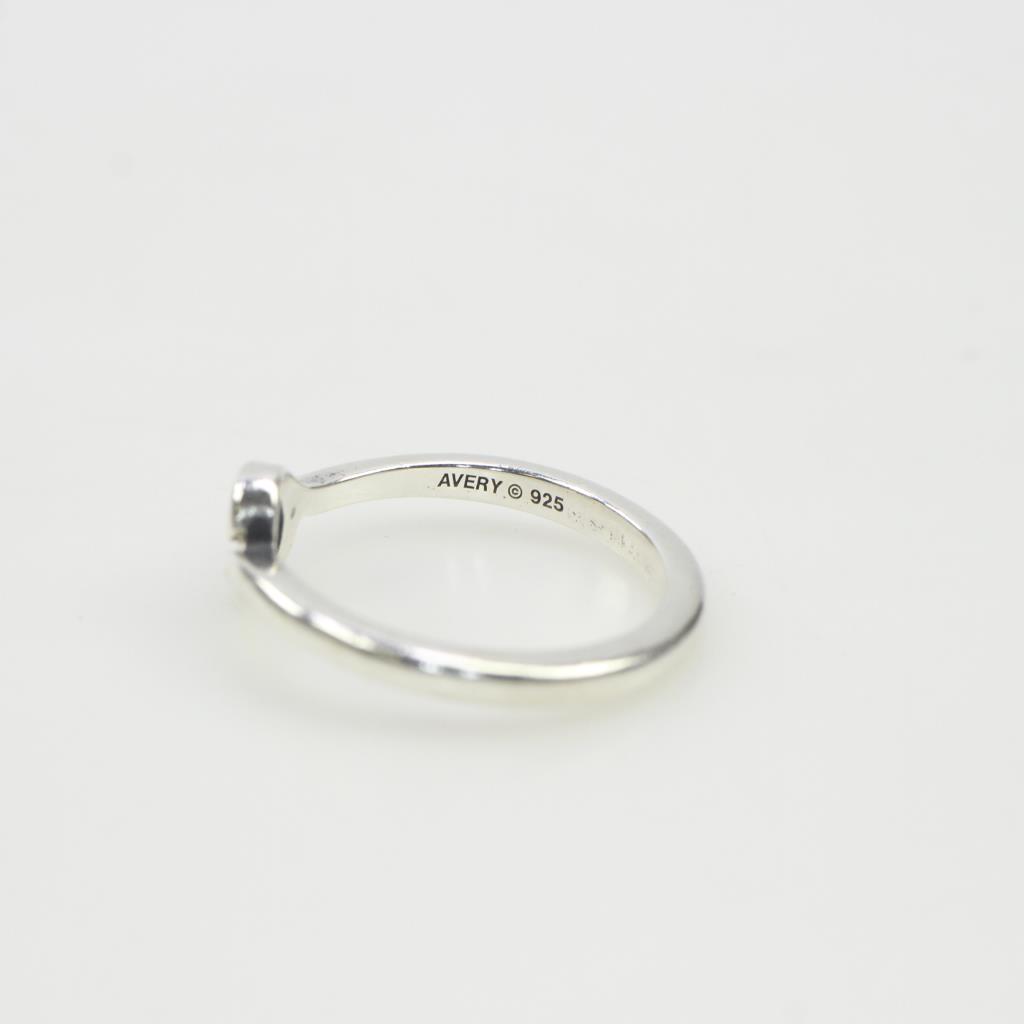 James Avery Script Initial Silver Ring | Property Room