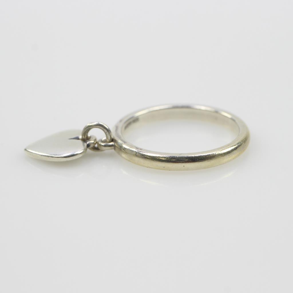 James Avery Silver Dangle Heart Ring | Property Room