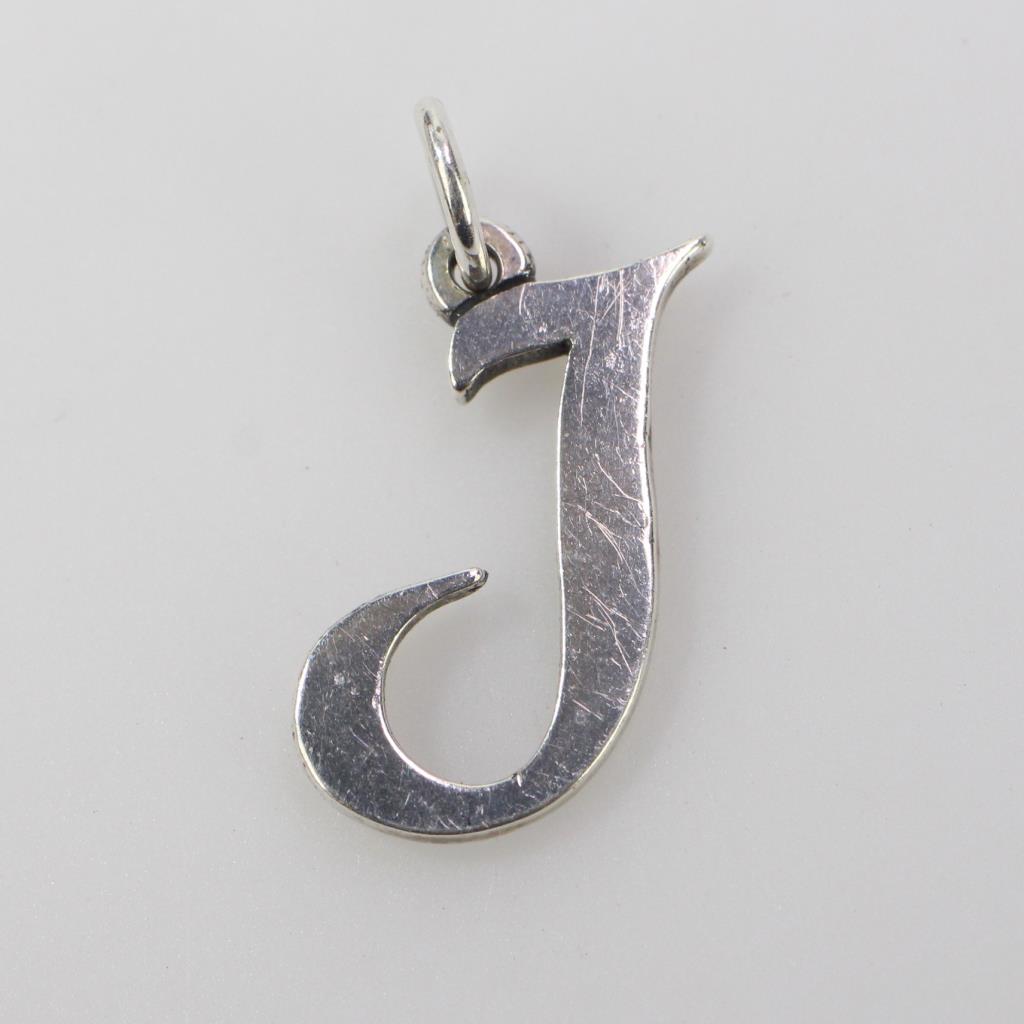 James Avery Silver Initial "J" Charm, 1.45g | Property Room