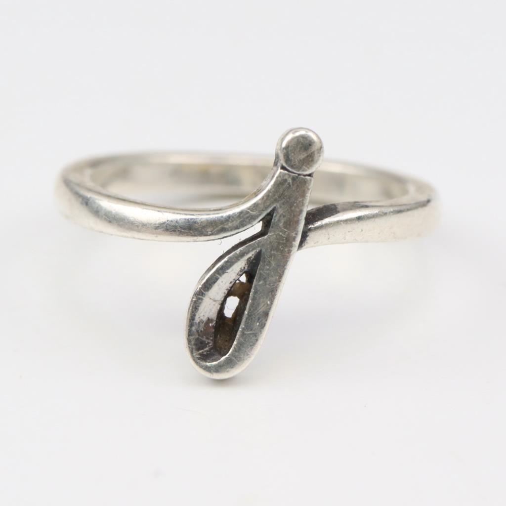 James Avery Silver "J" Ring | Property Room
