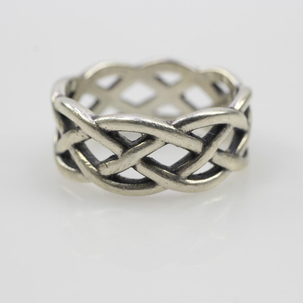 James Avery Silver Woven Trinity Ring | Property Room
