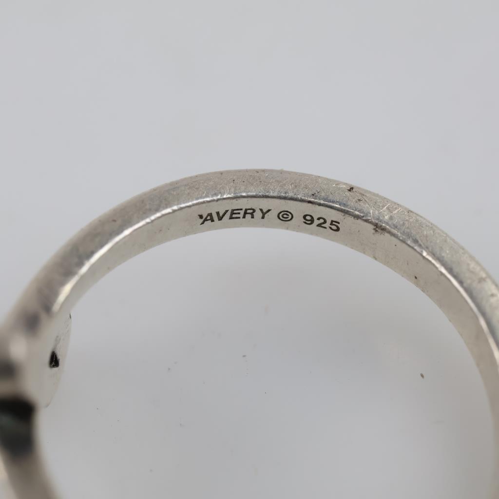 James Avery Sterling Silver J Initial Script Ring | Property Room