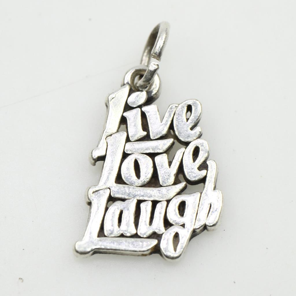 James Avery Sterling Silver Live, Love, Laugh Charm | Property Room