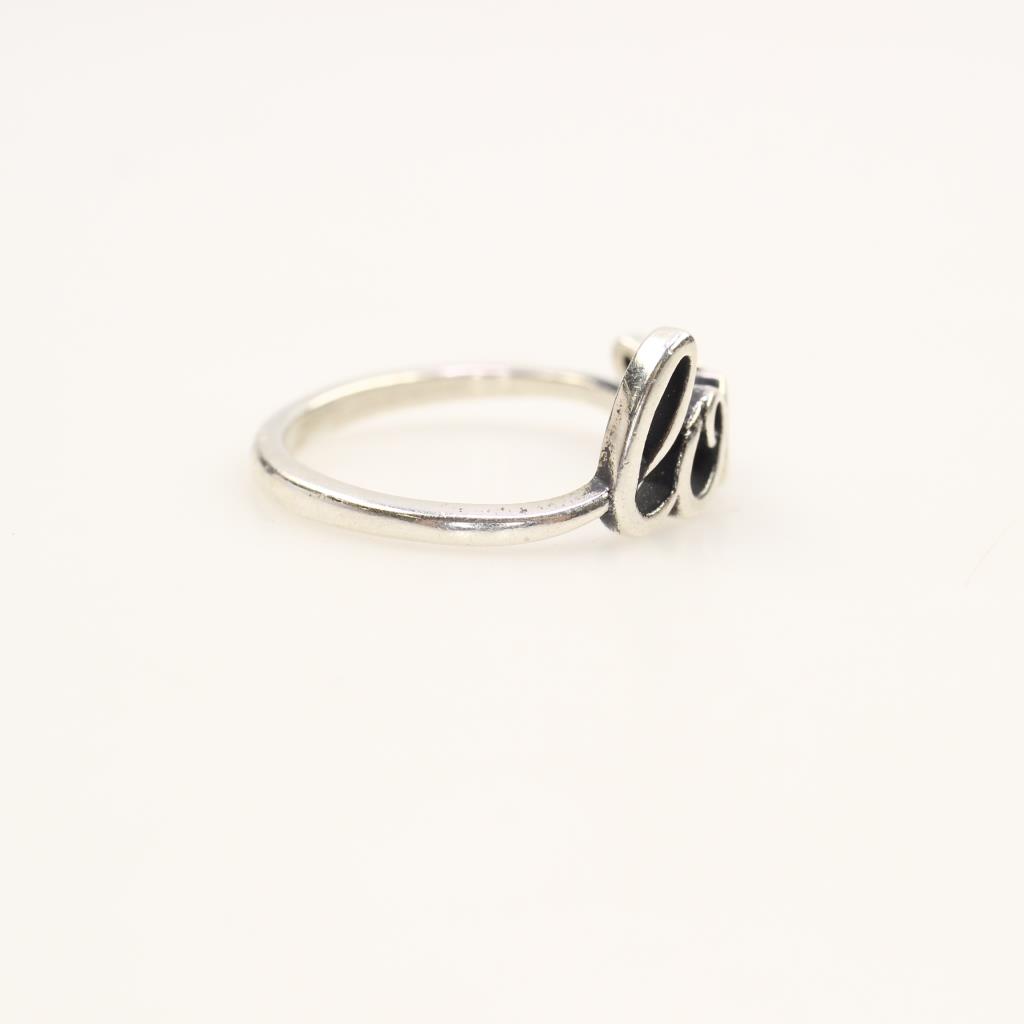 James Avery Sterling Silver Love Script Ring | Property Room