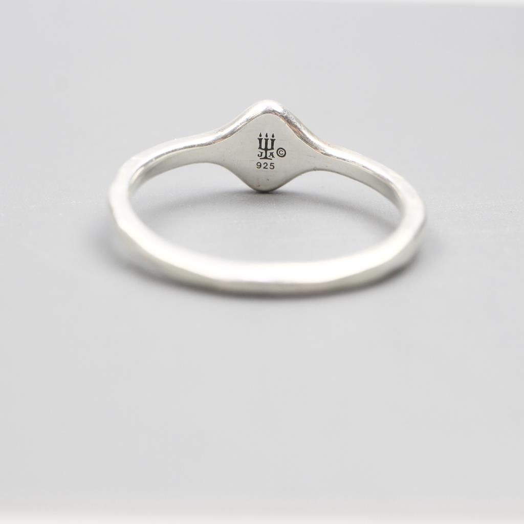 James Avery Sterling Silver Petite Signet Initial Ring | Property Room