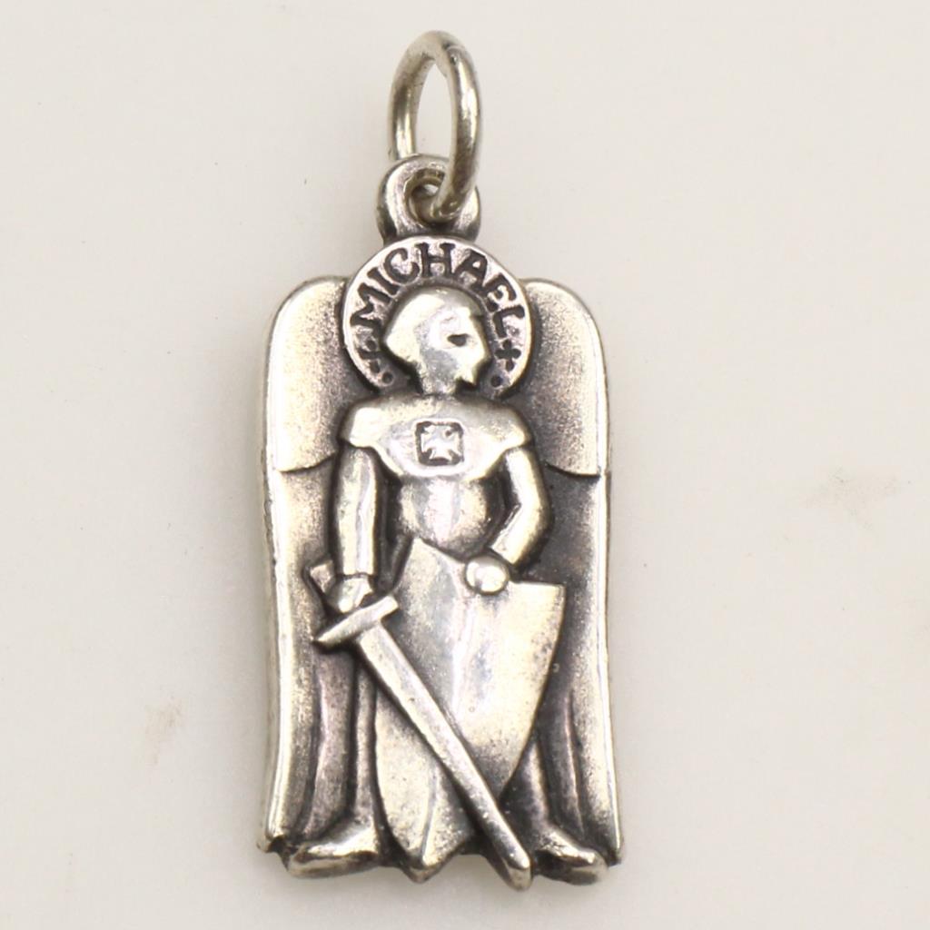 James Avery Sterling Silver St. Michael Charm | Property Room