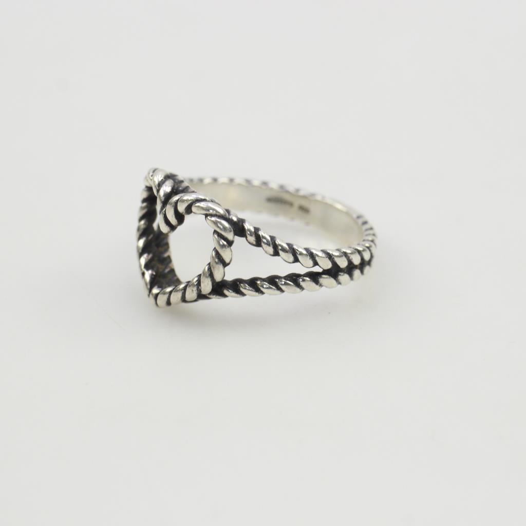 James Avery Sterling Silver Twisted Heart Ring | Property Room