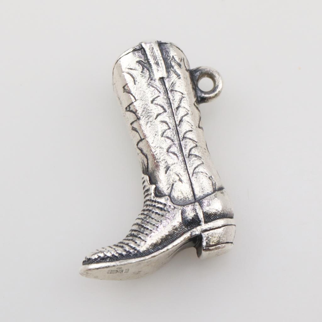 James Avery Sterling Silver Western Boot Charm | Property Room
