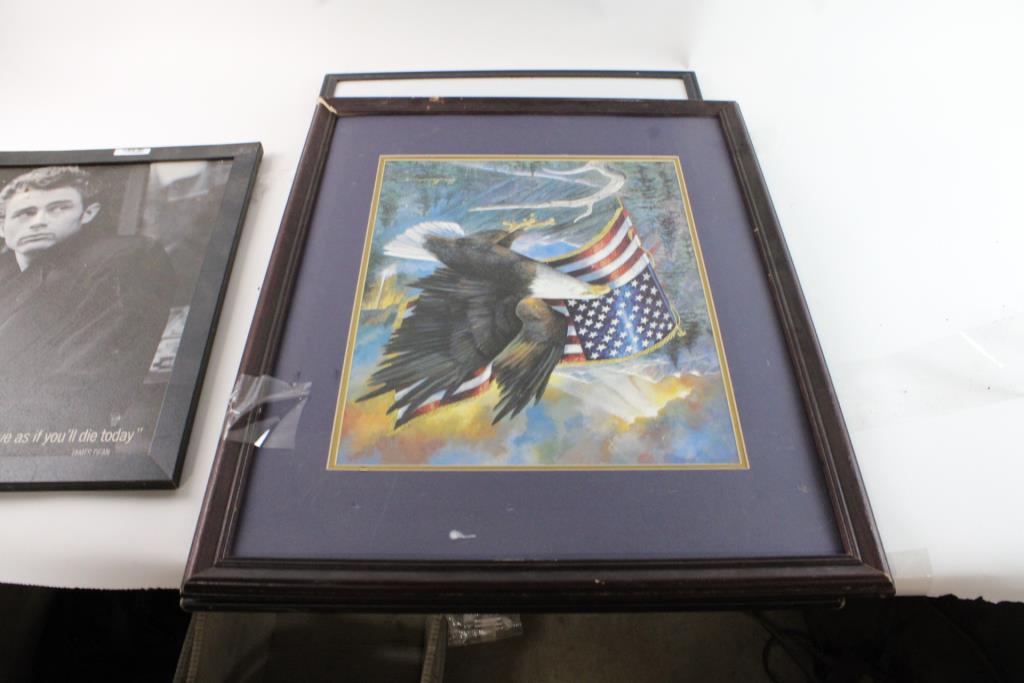 James Dean Picture & Other Art & Frame, 3 Pieces | Property Room