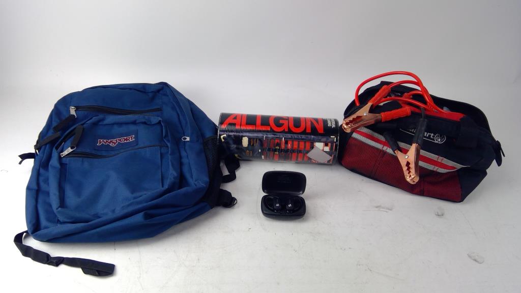Jansport Backpack, Gun Cleaning Kit, And More, 4 Pieces | Property Room