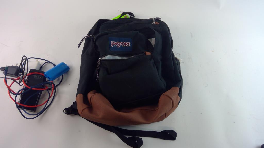 Jansport Backpack With Portable Battery & Chargers, 5 Pieces | Property ...