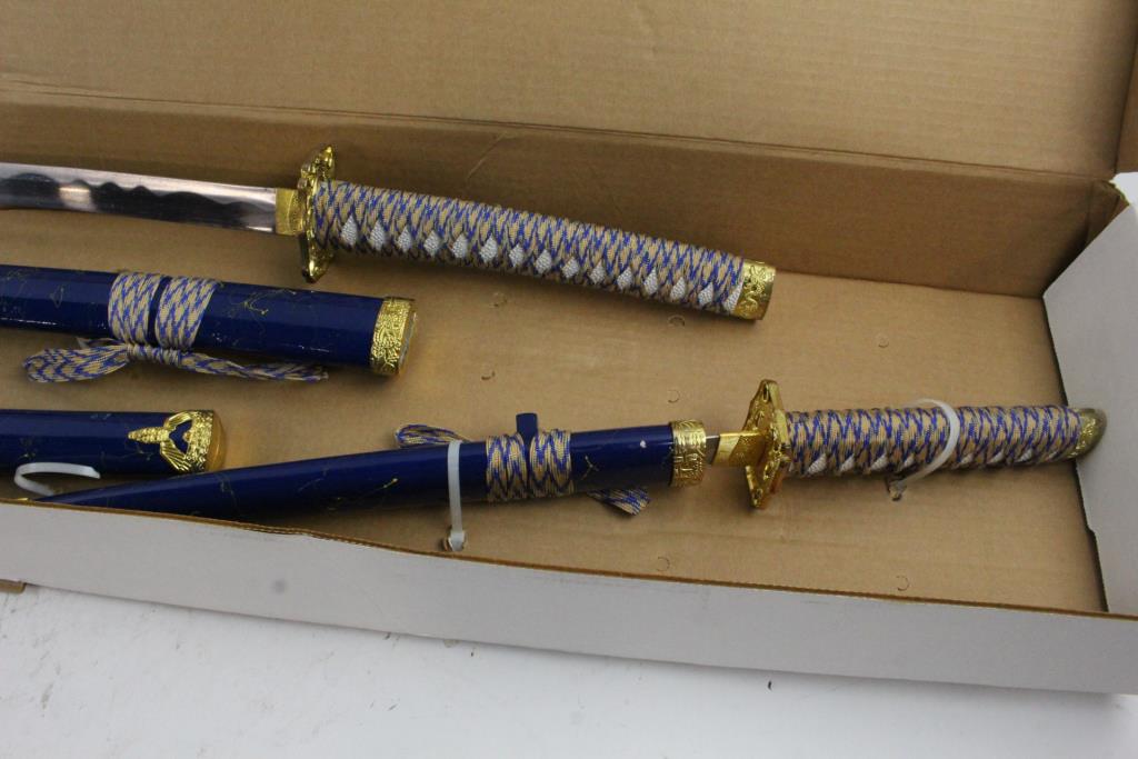 Japanese 3-piece Katana Sword Set, 3 Pieces | Property Room