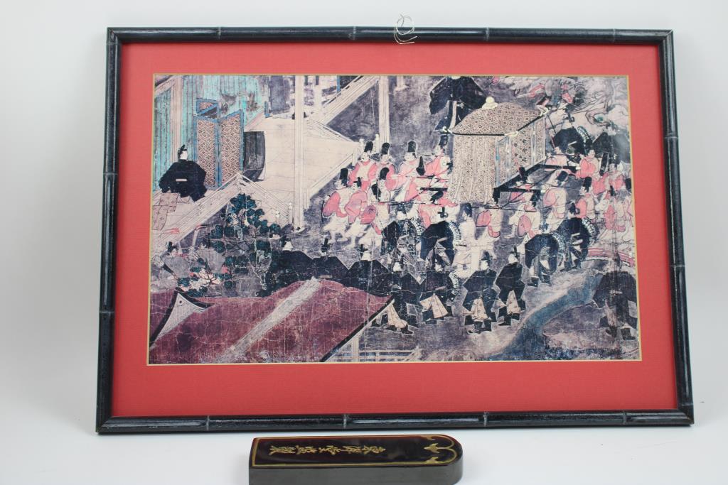 Japanese Painting And Stackit Bakeable, Spoons | Property Room