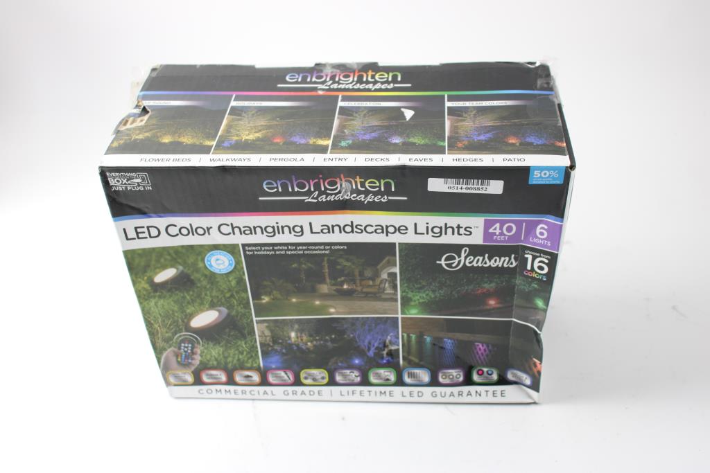Jasco Enbrighten LED Color Changing Landscape Lights. | Property Room