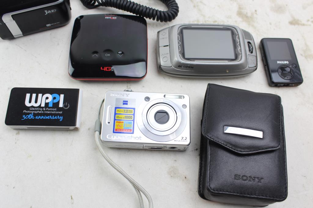 Jazz Digital Video Camera, Verizon 4G LTE Mobile Hotspot, Philips MP3 ...