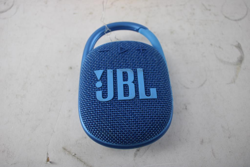 JBL Clip 4 Bluetooth Speaker, Blue | Property Room