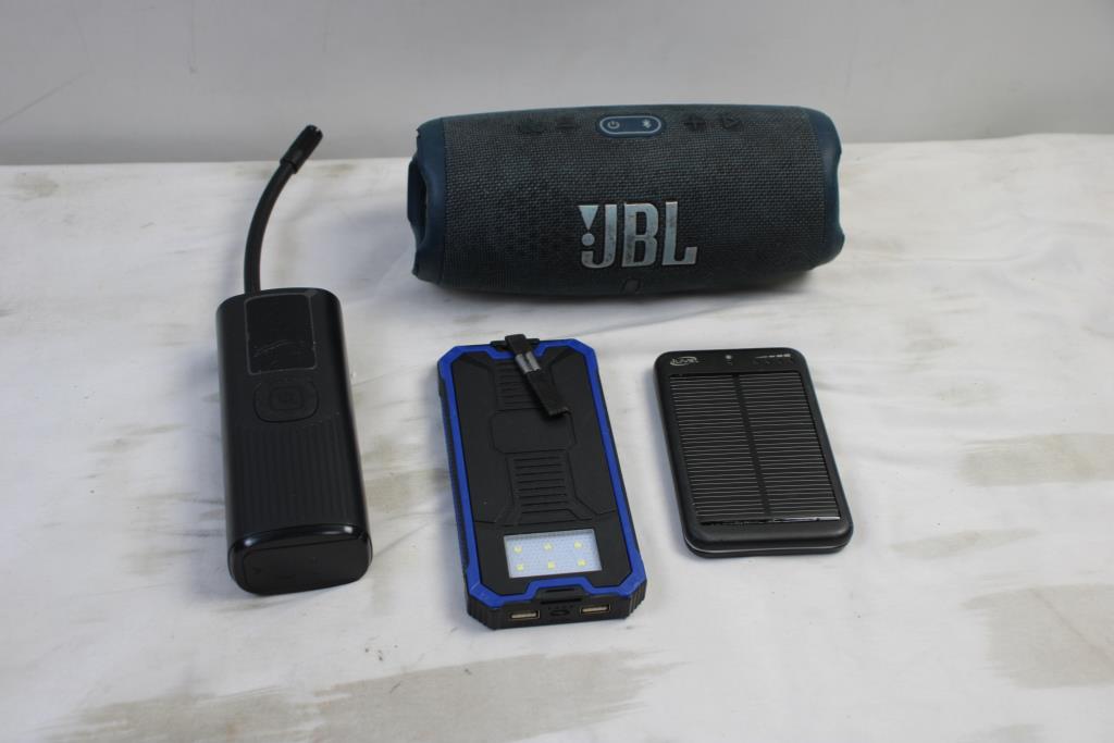 Jbl Speaker, Power Bank, Adapters, Flashlights, Lot | Property Room