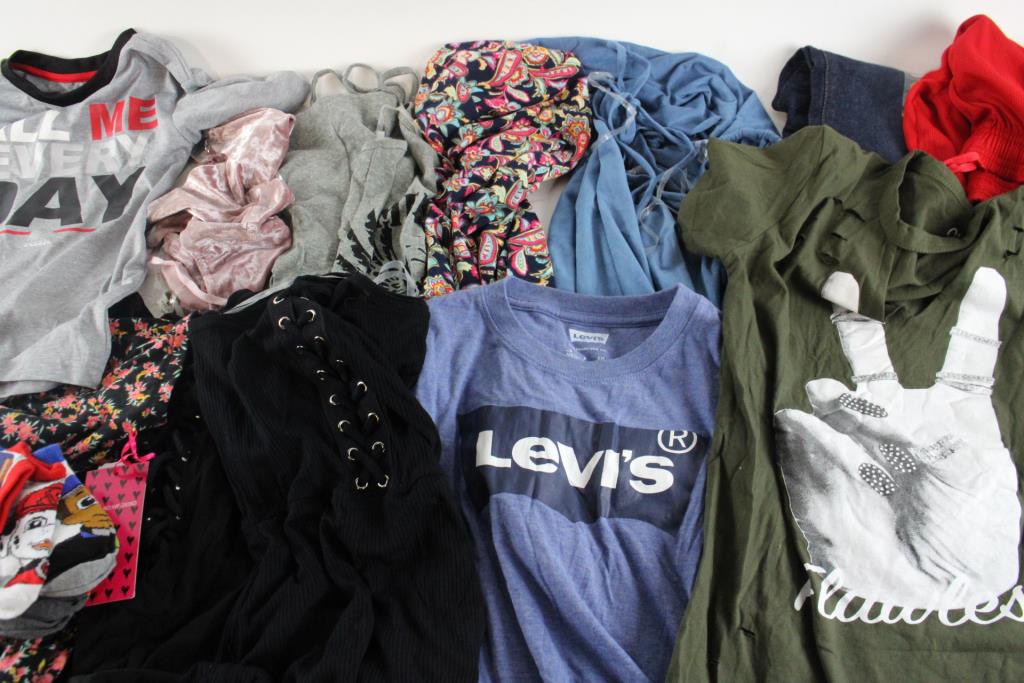 Jeans & Assorted Clothing Lot, 10+ Pieces | Property Room