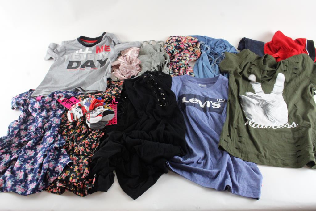 Jeans & Assorted Clothing Lot, 10+ Pieces | Property Room