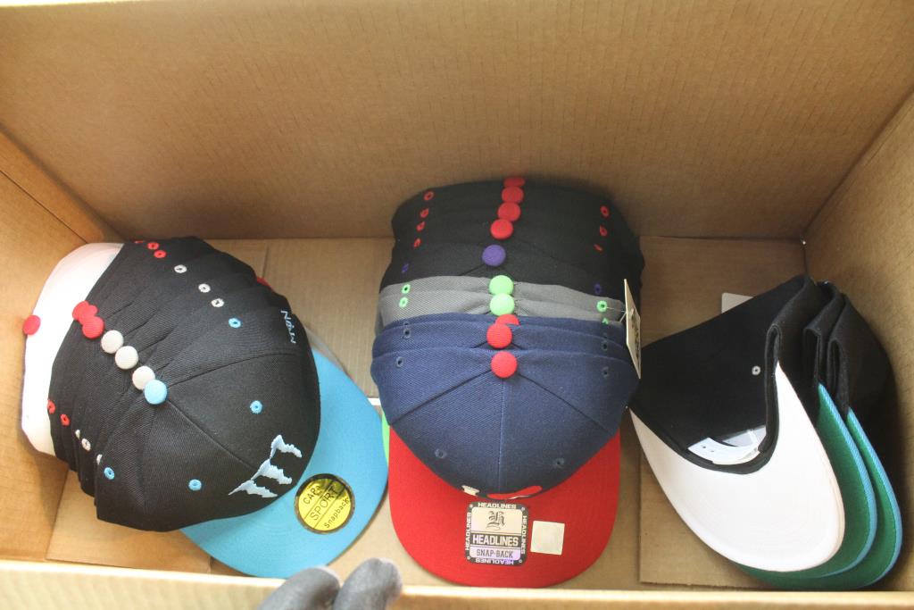 Jinx, TSC, Headlines Hats And More; 10+ Items | Property Room