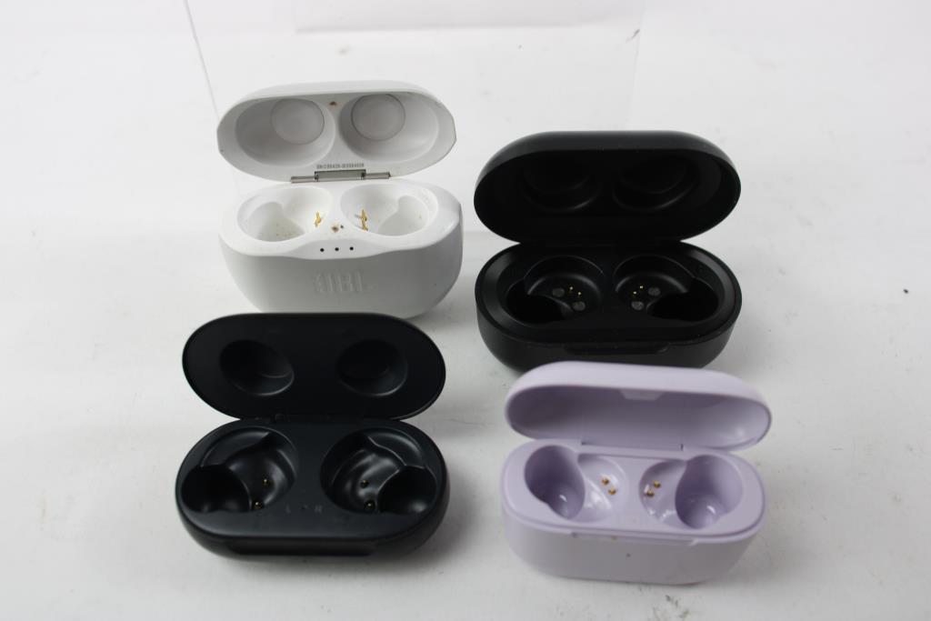 JLab, JBL And Other Earpods Charging Cases, 4 Pieces | Property Room
