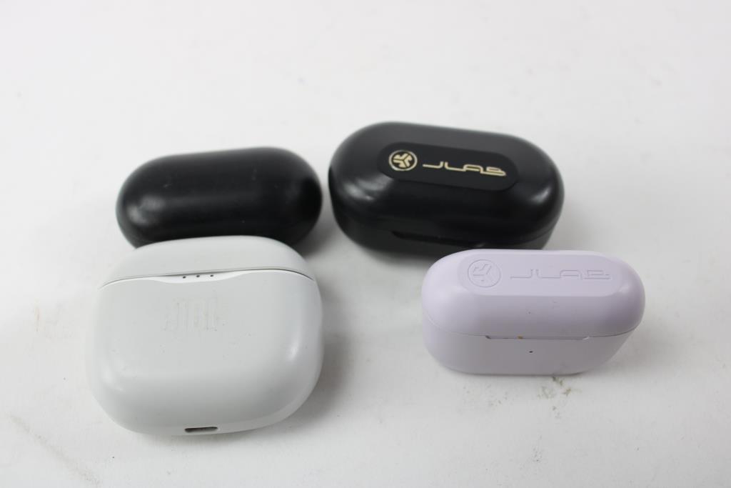 JLab, JBL And Other Earpods Charging Cases, 4 Pieces | Property Room