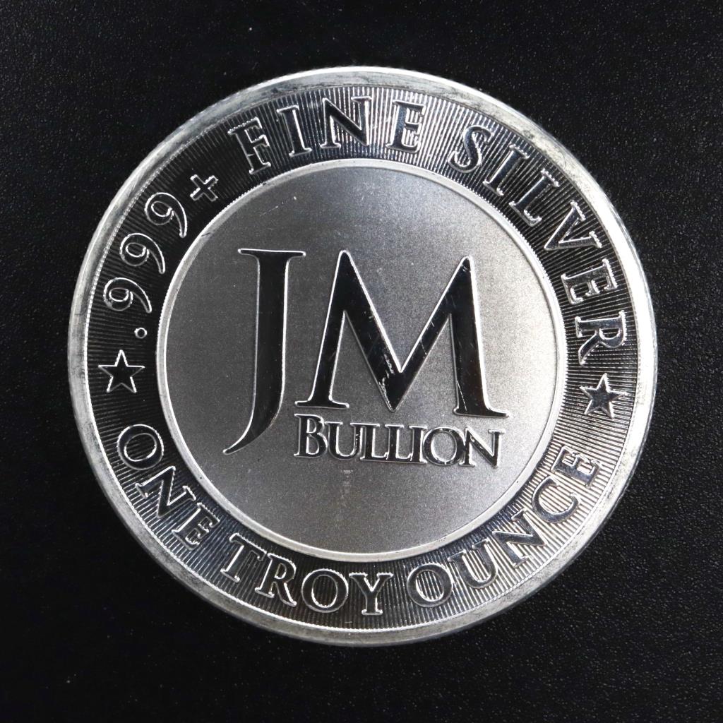 JM Bullion Fine Silver One Troy Oz. Round | Property Room