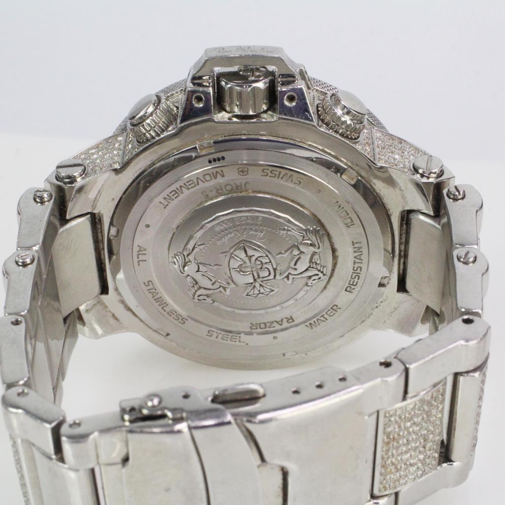 Joe Rodeo 24.00ct TW Diamond Razor Watch - Evaluated By Independent ...