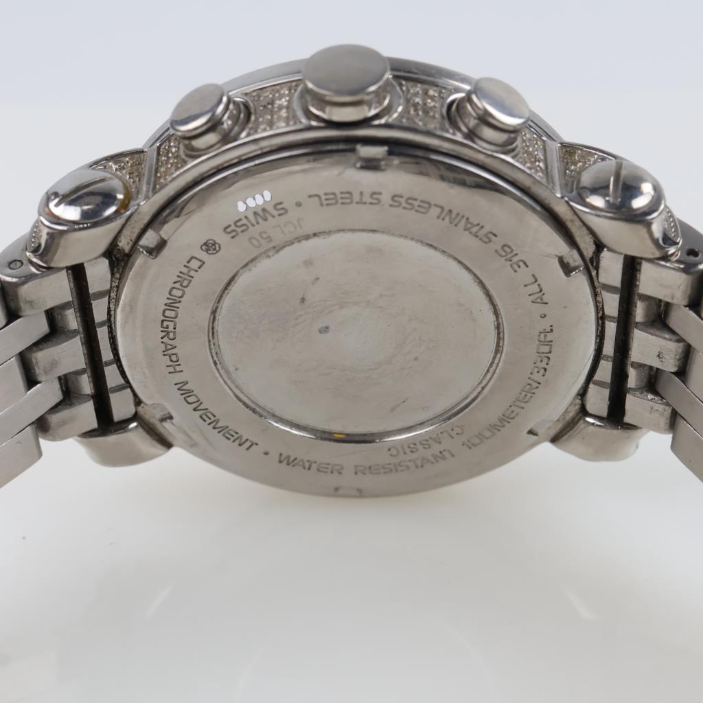 Joe Rodeo Classic 3.50cts TW Diamond Chronograph Watch-Evaluated By Our ...