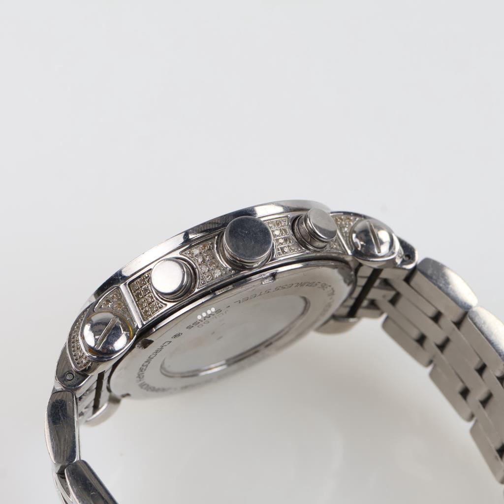 Joe Rodeo Classic 3.50cts TW Diamond Chronograph Watch-Evaluated By Our ...