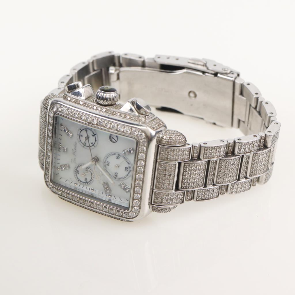 Joe Rodeo Madison Chronograph 10.25cts Diamond Watch-Evaluated By Our ...