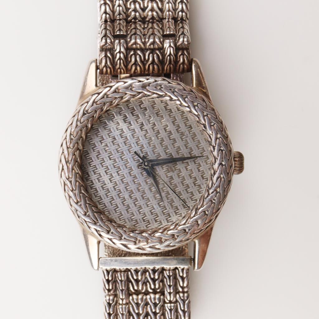 John Hardy Sterling Silver Woven Style Watch | Property Room