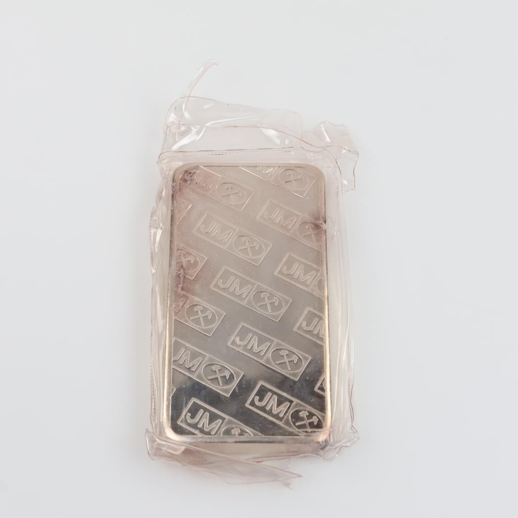 Johnson Mathey Assayers & Refiners Fine Silver 10 Troy Oz Bar ...