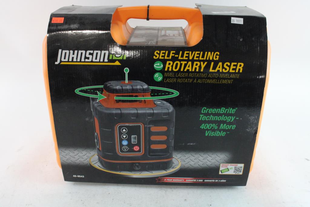 Johnson Self-Leveling Rotary Laser | Property Room