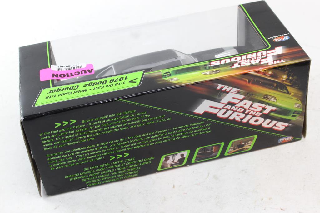 JoyRide The Fast And The Furious 1970 Dodge Charger Die Cast Car ...