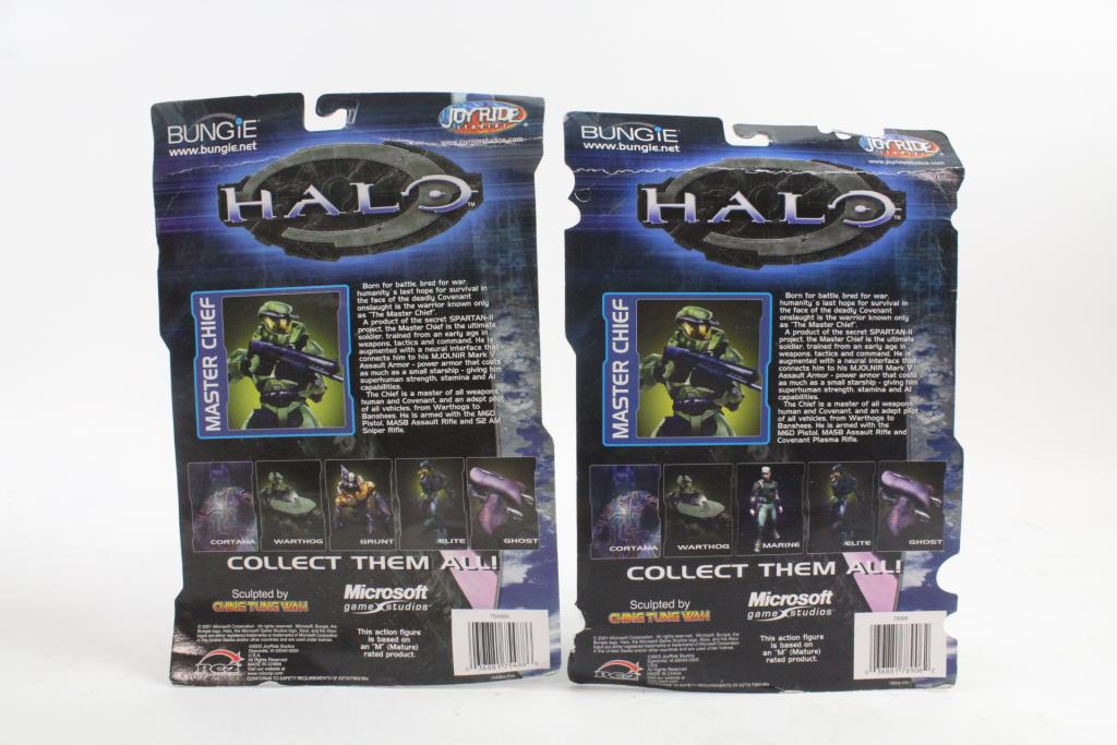 Joyride/Microsoft/Bungie Halo Masterchief Figures, 2 Pieces | Property Room