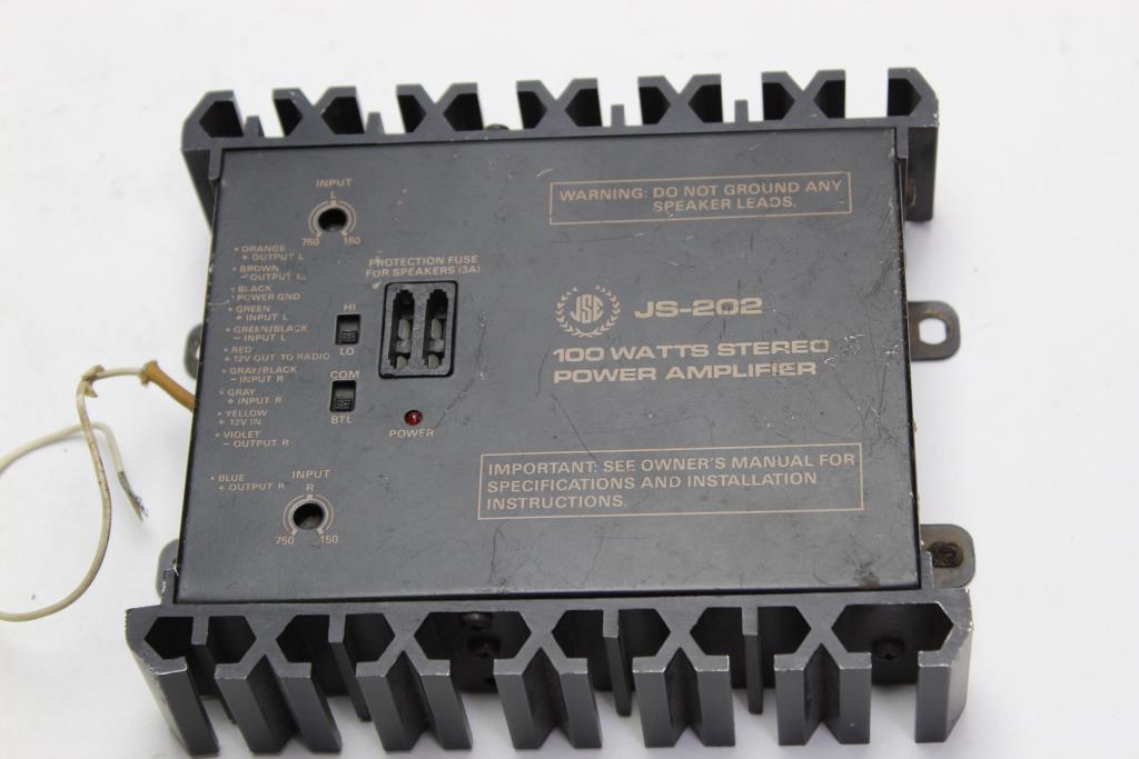 JSE 202 Power Amplifier | Property Room