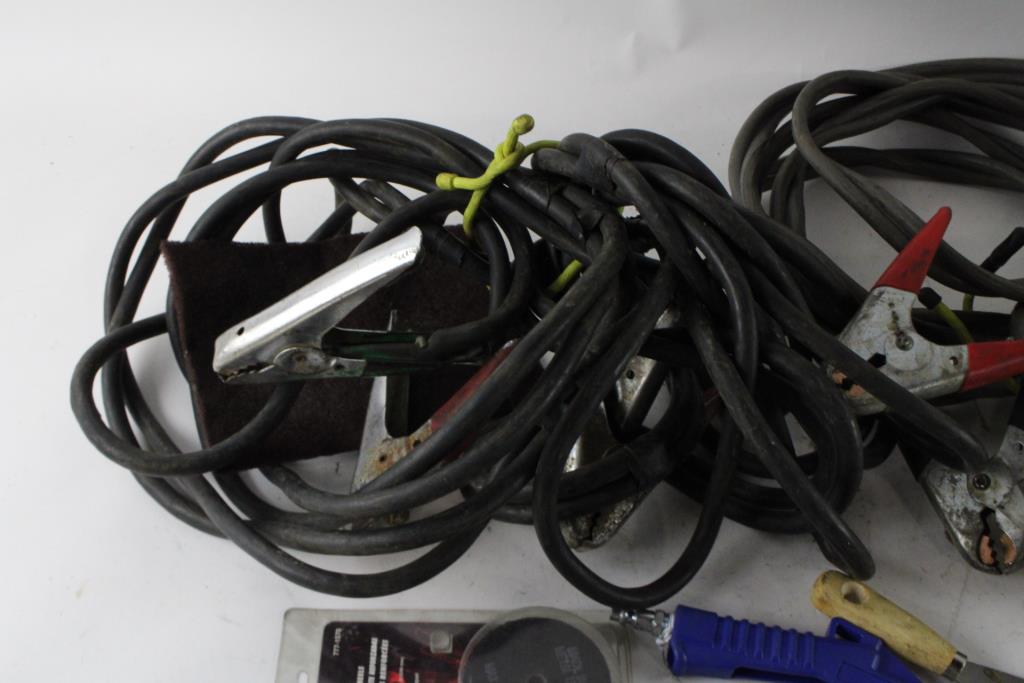 Jumper Cable, Tool Bag And Hand Tool Assortment, 10+ Pieces | Property Room