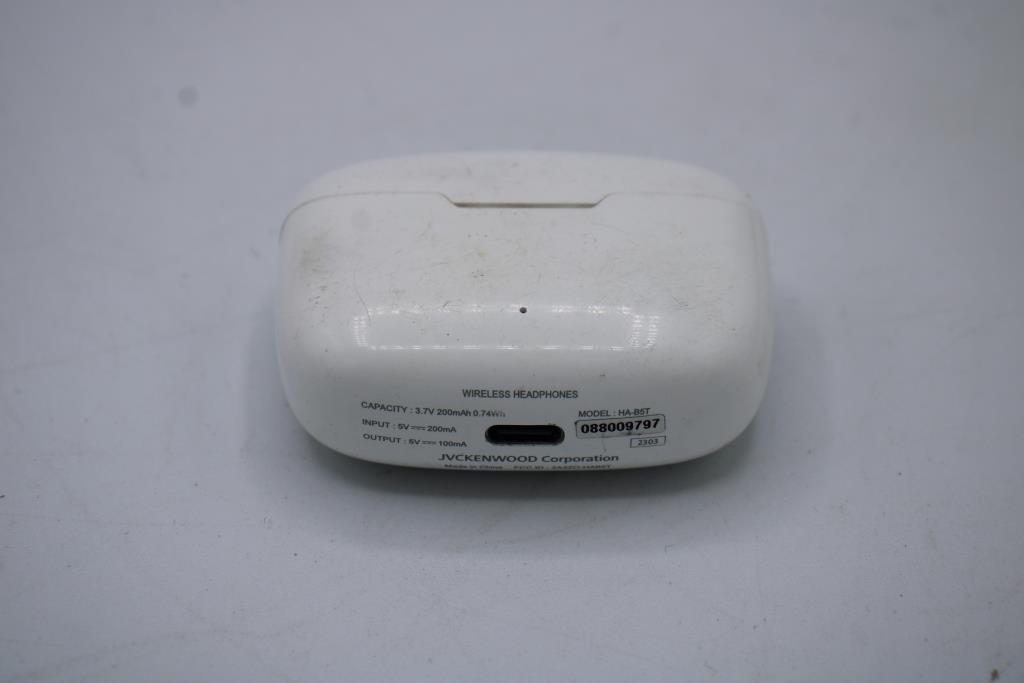 JVC HA-B5T Bluetooth Wireless Earbuds With Charging Case | Property Room