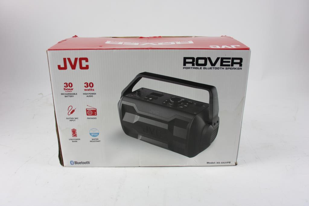 JVC Rover Portable Bluetooth Speaker, XS-S521PB | Property Room