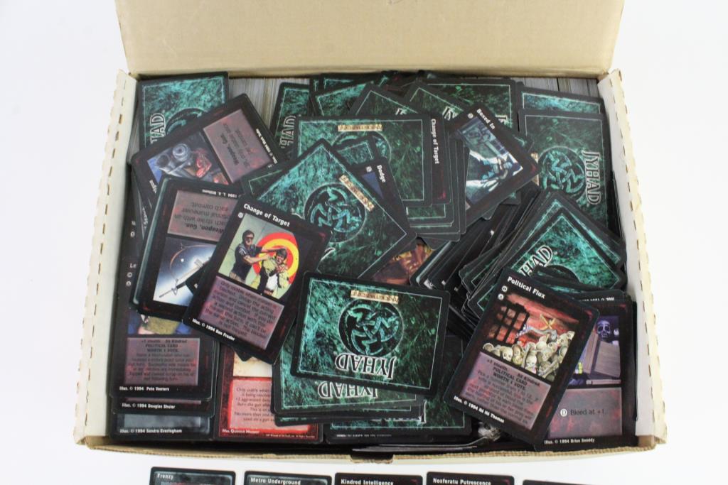 Jyhad / Vampire: The Eternal Struggle Trading Cards, 300+ Pieces ...