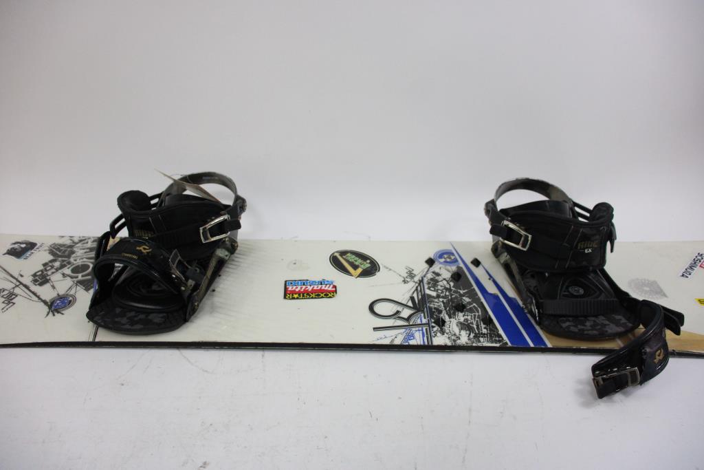 K2 Snowboard With Ride Snow Boot Bindings | Property Room