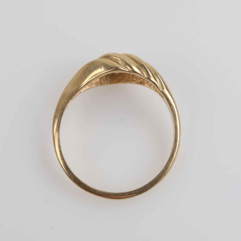 Kabana 14kt Gold Hollow Dome Ring | Property Room